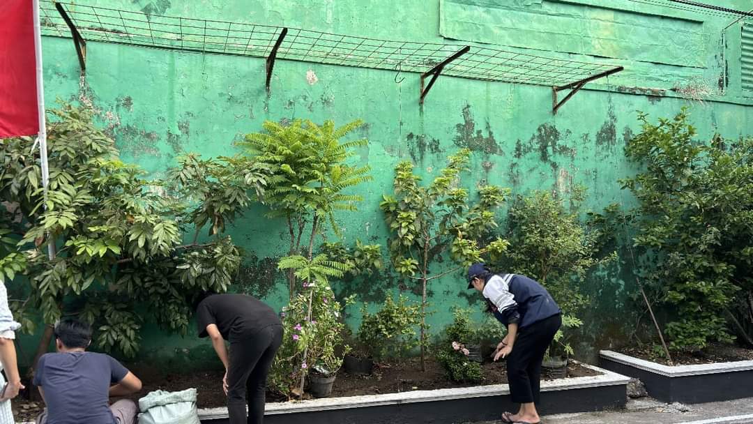 Mahasiswa KKN Undip Bikin Kebun Tanaman Obat Keluarga | VOXindonews.com
